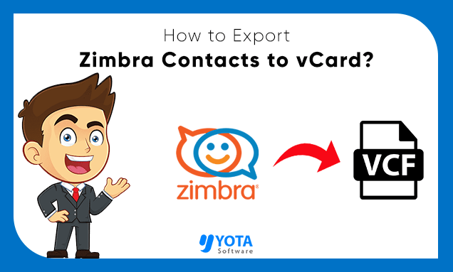 Export Zimbra Contacts into vCard Format
