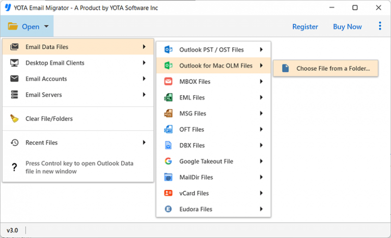 Extract Attachments from OLM Files on Windows 11