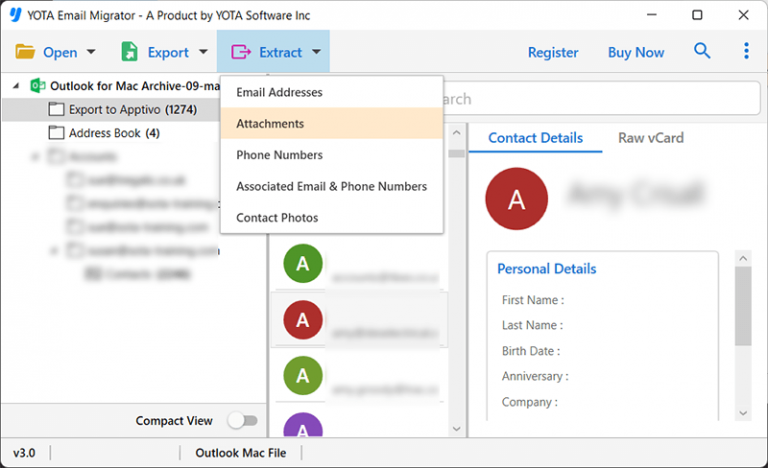Extract Attachments from OLM Files on Windows 11
