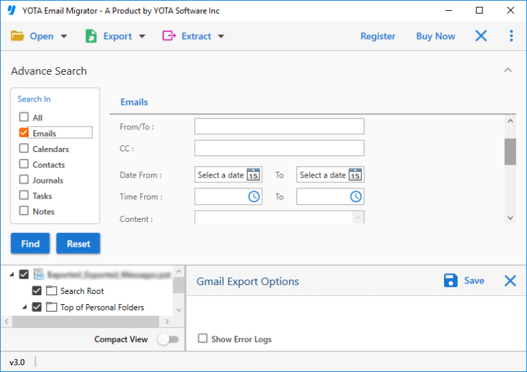 Backup BT Emails to Computer or Local Drive